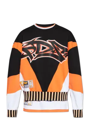 PDF Printed Oversized Sweatshirt