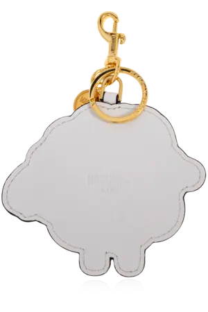 Moschino Keychain With Lamb Pendant