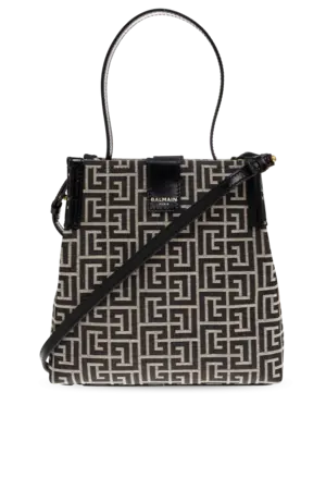 Balmain Release Hobo Bag - Black