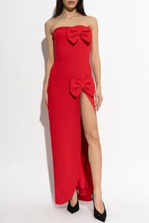 Alessandra Rich Off-shoulder Maxi Dress