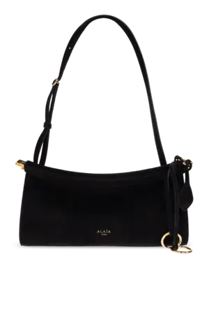 Alaïa East West Small Shoulder Bag - Black