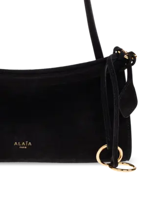 Alaïa East West Small Shoulder Bag - Black