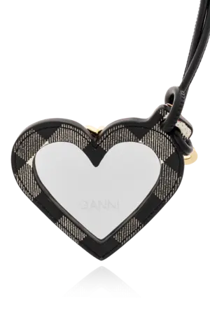 GANNI Mirror Pendant - Black