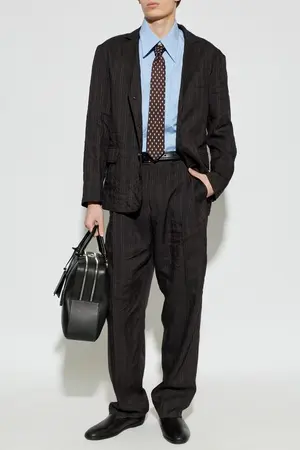 FERRAGAMO Pinstripe Patterned Blazer