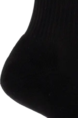 Jacquemus Socks With Embroidered Logo - Black