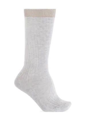 Eleventy Cotton Dress Socks - Grey