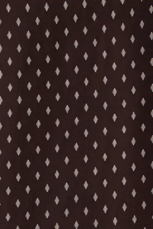 FERRAGAMO Silk Scarf With Fringes - Brown