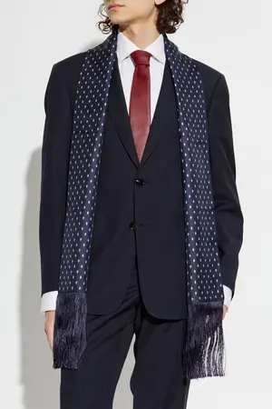 FERRAGAMO Silk Scarf With Fringes