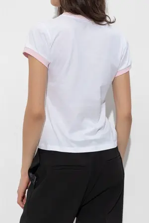 GANNI Printed T-shirt - White