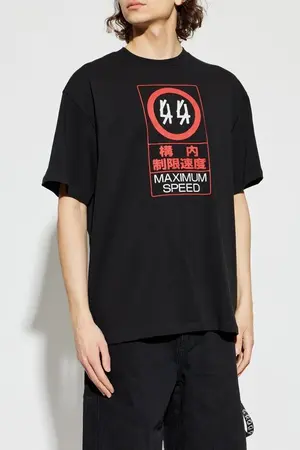 44 LABEL GROUP T-shirt With Print - Black