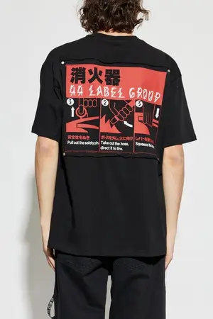 44 LABEL GROUP T-shirt With Print - Black