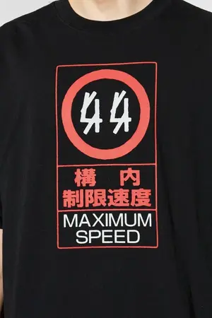 44 LABEL GROUP T-shirt With Print - Black