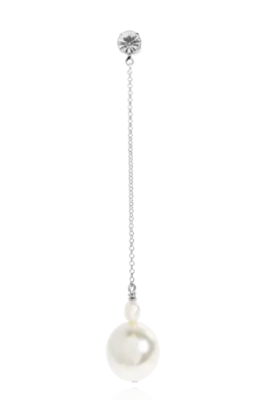 FORTE_FORTE Long Pearl Drop Earrings