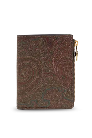 Etro Wallet With Logo Charm