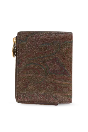 Etro Wallet With Logo Charm