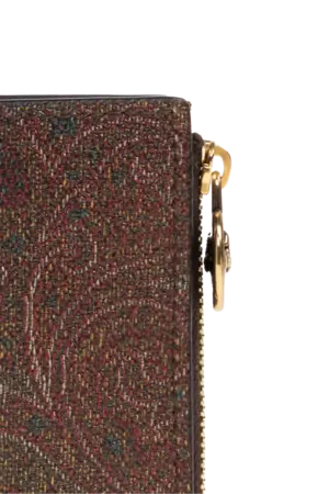 Etro Wallet With Logo Charm