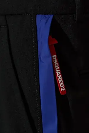 Dsquared2 Wool Pleated Trousers