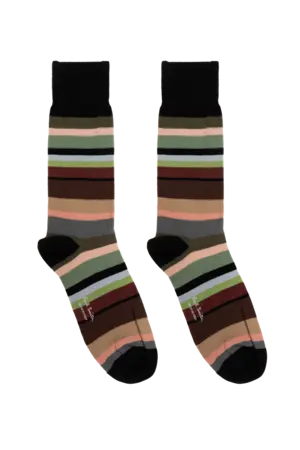 Paul Smith Striped Socks - Multicolour
