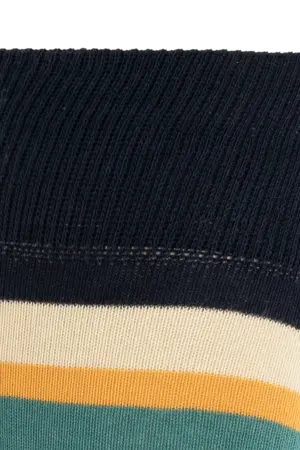 Paul Smith Striped Pattern Crew Socks - Multicolour