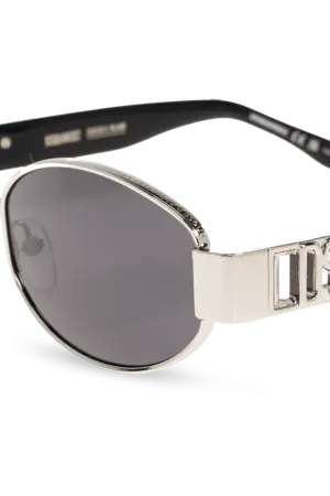 Dsquared2 Sunglasses With Geometric Application - Silver