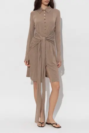 GANNI Dress With Tie Detail