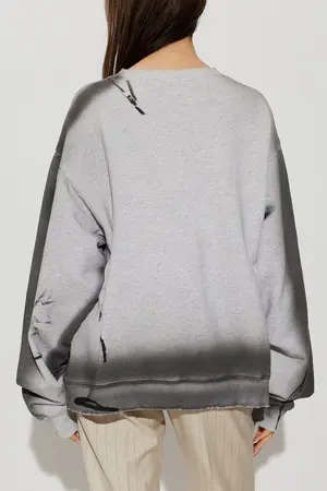 Acne Studios Printed Oversized Sweatshirt - Grey