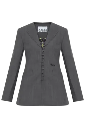 GANNI Single-vent Blazer