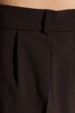 Lacoste Tailored Pleated Trousers - Brown