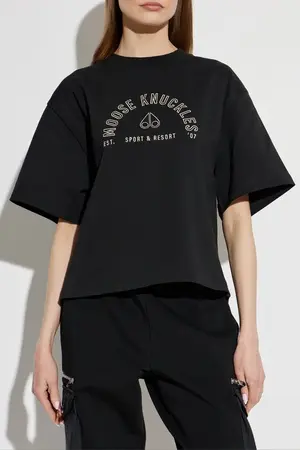 Moose Knuckles True North T-shirt - Black