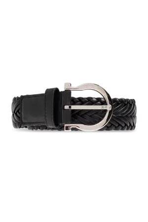 FERRAGAMO Braided Leather Belt