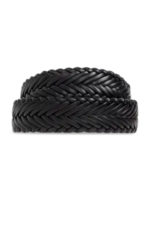 FERRAGAMO Braided Leather Belt
