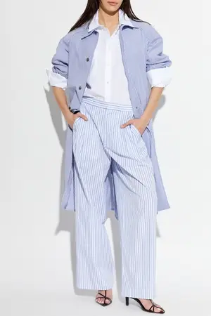 Rag & Bone Cotton Coat With Striped Pattern