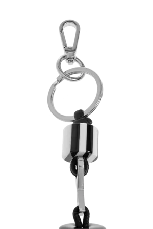 AMI Paris Keyring With Pendant - Black