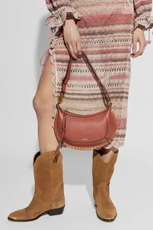 Isabel Marant Étoile Oskan Moon Shoulder Bag - Brown