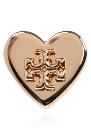 Tory Burch Heart Motif Stud Earrings