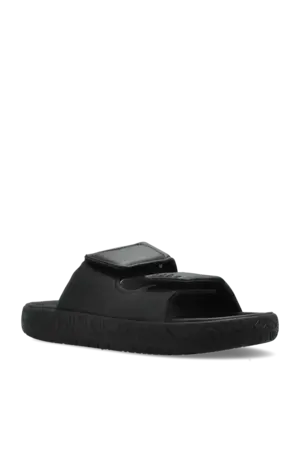VEJA Etna Bold Leather Slides - Black