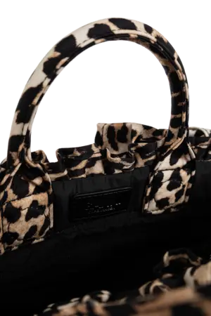 GANNI Logo Handbag - Brown
