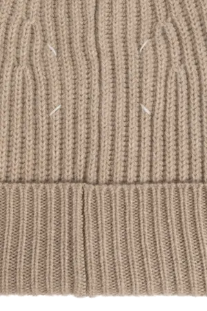 MAISON MARGIELA Wool Beanie - Beige