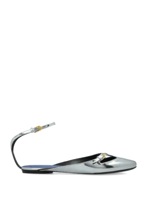 LANVIN Mary Jane Ballerinas - Silver