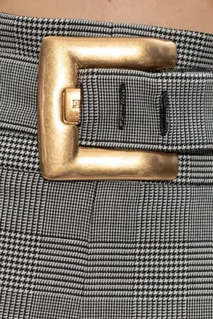 Balmain Houndstooth Pattern Trousers