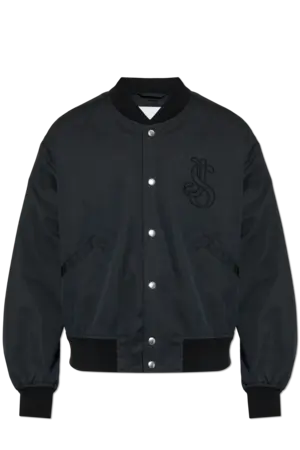 JIL SANDER Logo Bomber Jacket