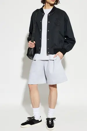 JIL SANDER Logo Bomber Jacket