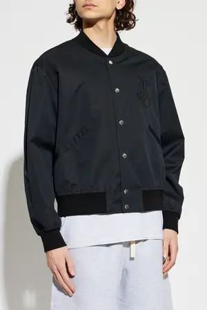 JIL SANDER Logo Bomber Jacket
