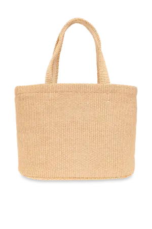 JIMMY CHOO Beach Tote Shopper Bag - Beige