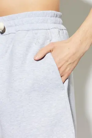 JIL SANDER Relaxed Fit Sweat Shorts - Grey