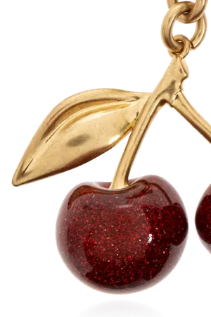 COACH Keychain With Cherry-shaped Charm - Red
