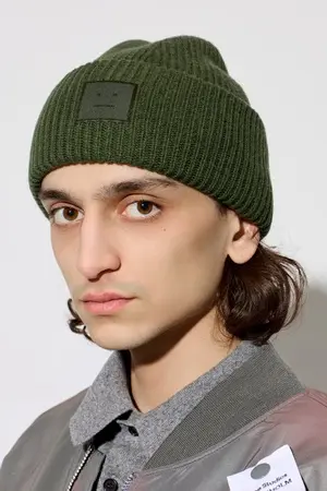 Acne Studios Wool Beanie - Green