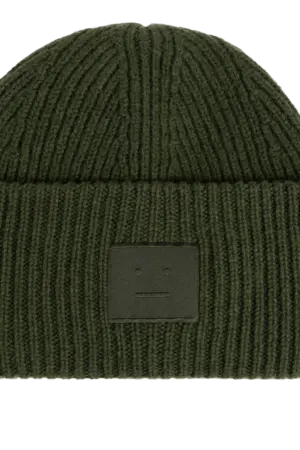 Acne Studios Wool Beanie - Green