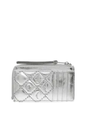 Zadig&Voltaire Leather Card Holder - Silver