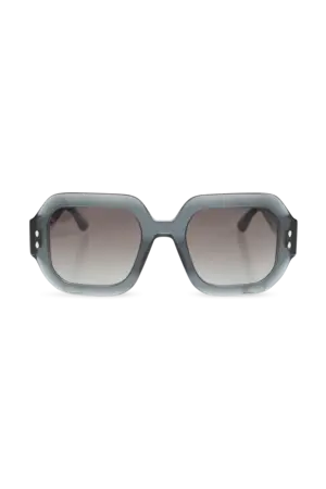 Isabel Marant Geometric Oversized Sunglasses - Grey